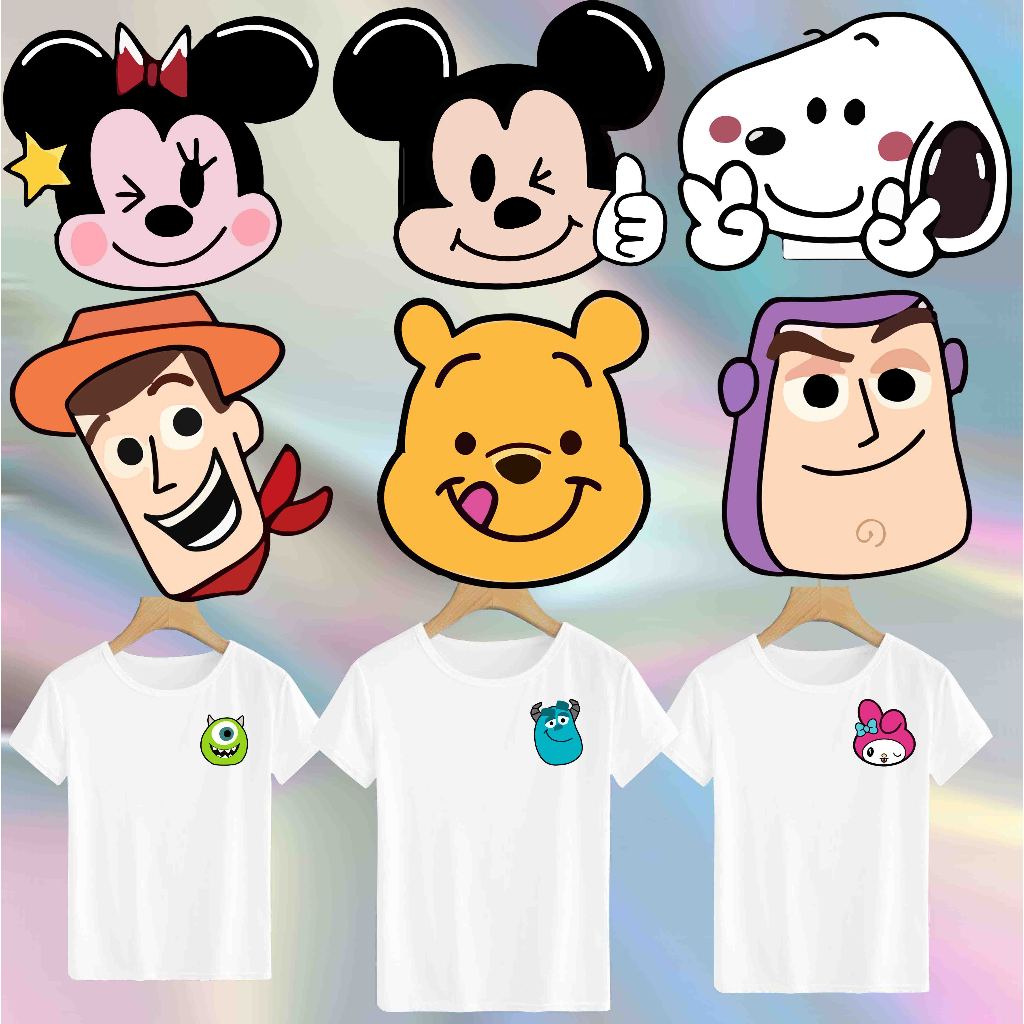 Jual SABLON STICKER DTF UKURAN 8CM TEMA CUTE HEAD | Shopee Indonesia