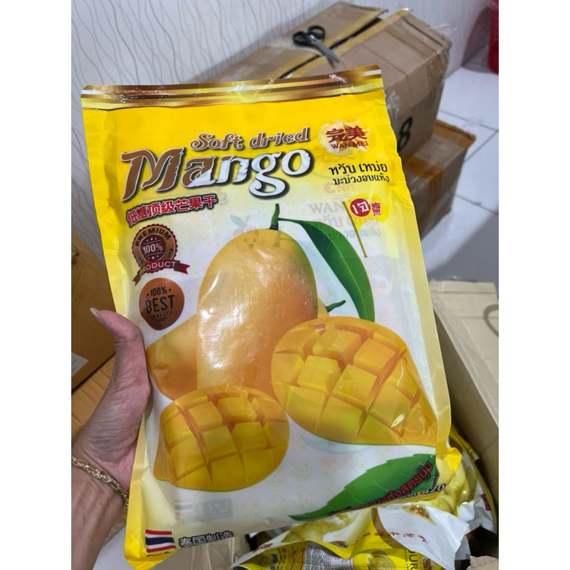 Jual Dried Mango Thailand WAN MEI 170gram READY @170gram/pack | Shopee ...