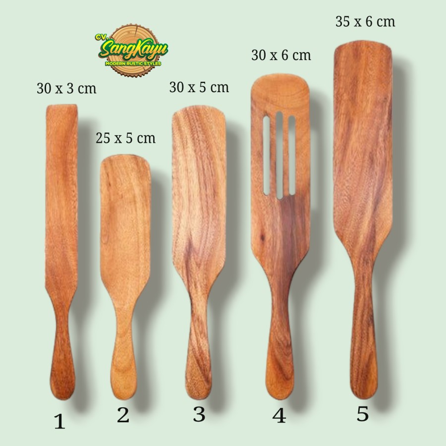 Jual SangKayu Spatula Kayu Jati Mahoni Sutil Sodet Anti Panas Anti ...