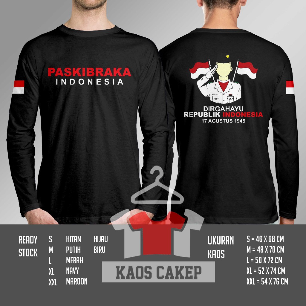 Jual Kaos PASKIBRAKA INDONESIA Dirgahayu Republik Indonesia 17 Agustus ...