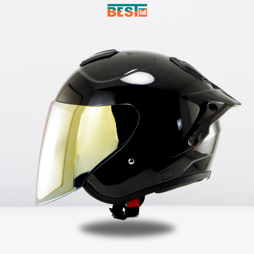 Jual Helm Half Face BIP PLAST KYOTO Putih / Helm PREMIUM Untuk Pria Dan ...