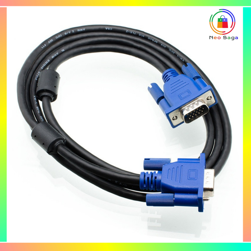 Jual Kabel VGA Digital High Quality / Kabel VGA /VGA Cable 1.5m 3m 5m /VGA | Shopee Indonesia