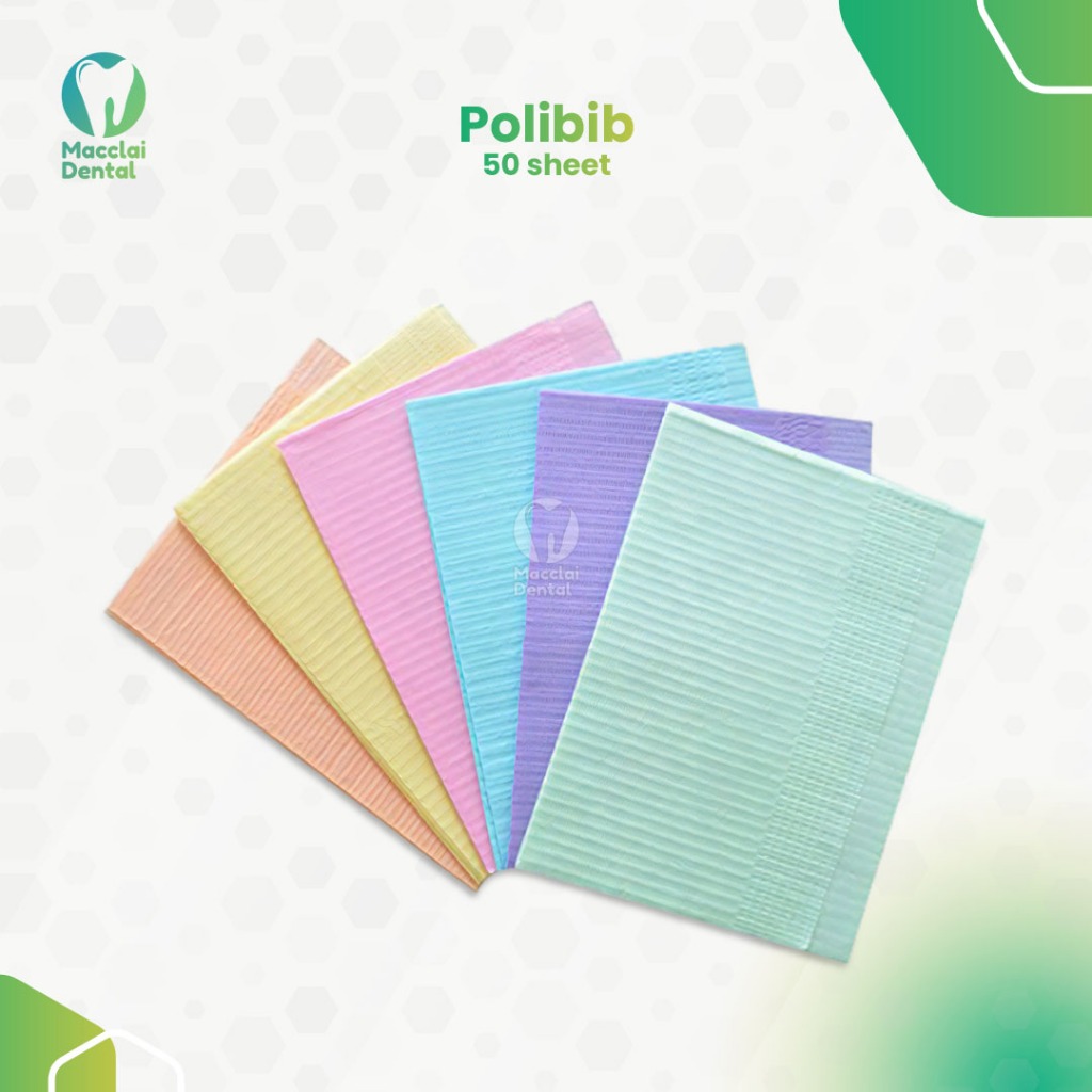 Jual DENTAL BIB POLI BIB POLIBIB TATAKAN DADA PASIEN | Shopee Indonesia