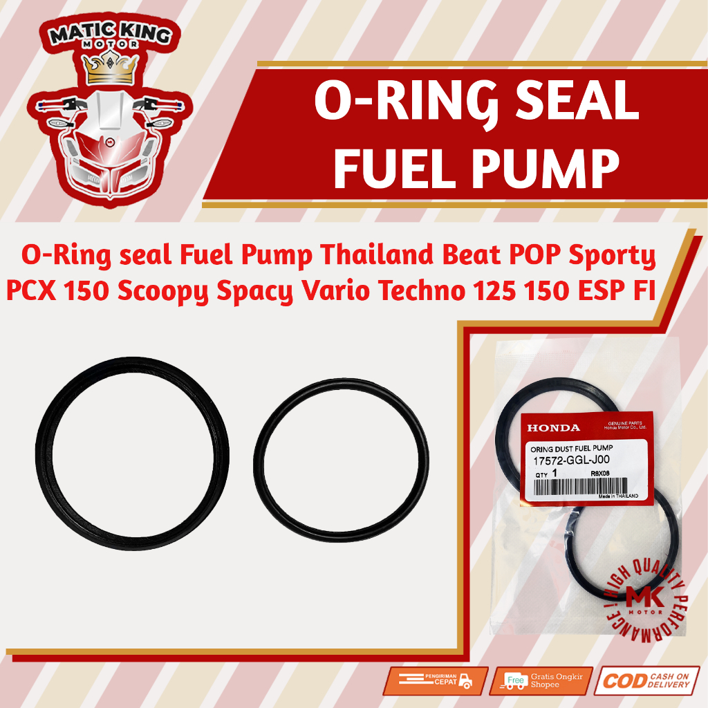 Jual Seal Sil Karet Oring Fuel Pump Beat Vario PCX Scoopy Spacy Supra Fi eSP Pop 110 125 150 ...