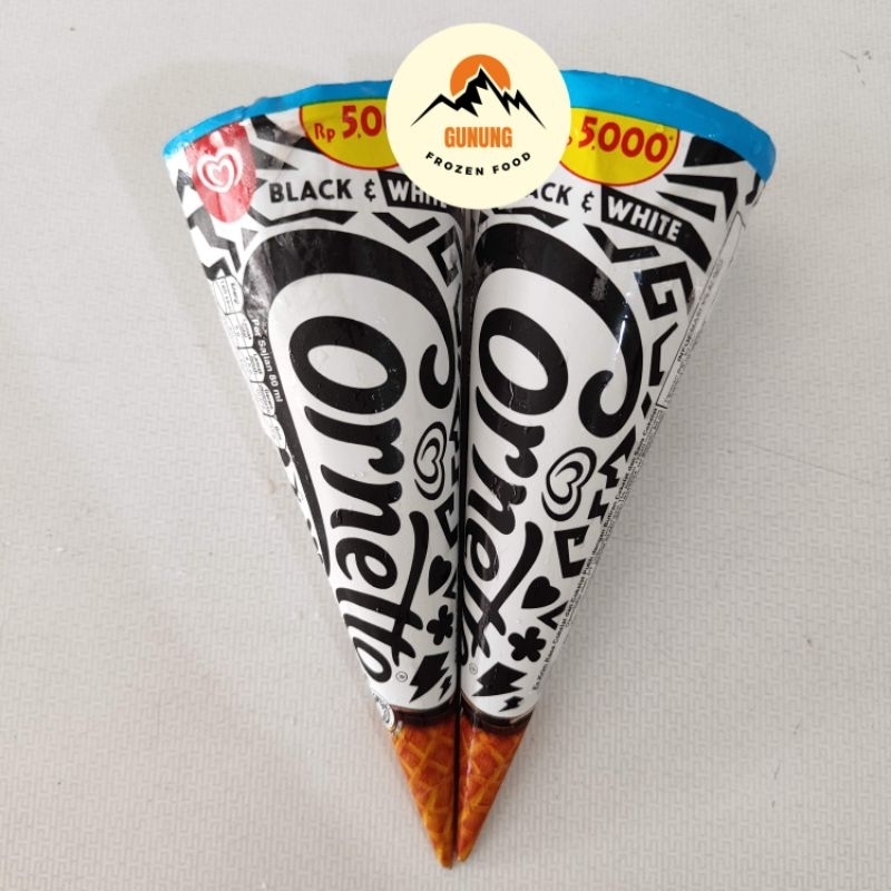 Jual Wall's Cornetto Black & White 80ml | Shopee Indonesia