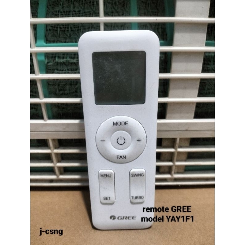 Jual remote AC GREE original model YAY1F1 | Shopee Indonesia