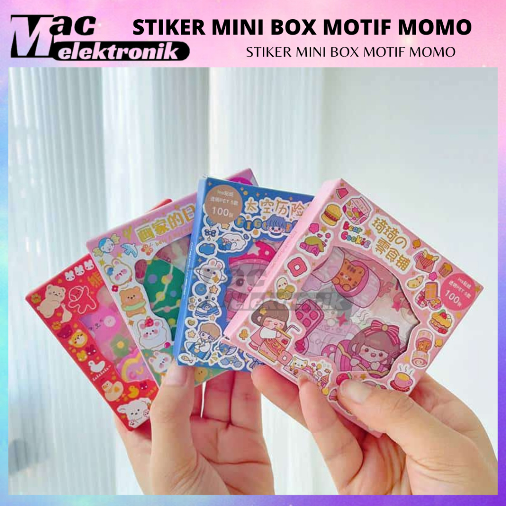Jual MINI Sticker Box Jurnal Dekorasi DIY Stiker Korea Deco Lucu Anti ...