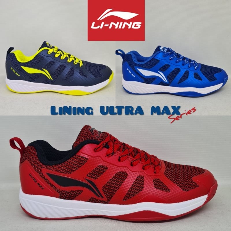 Jual SALE Sepatu Badminton LiNing ULTRA MAX Series (Original) Red Size ...
