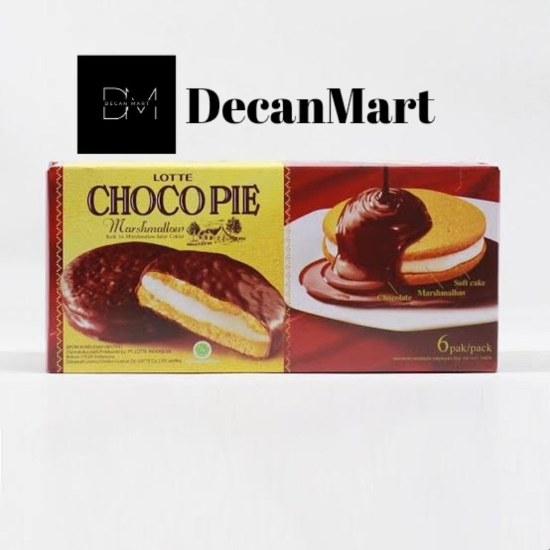 Jual lotte choco pie marshmallow 168g | Shopee Indonesia