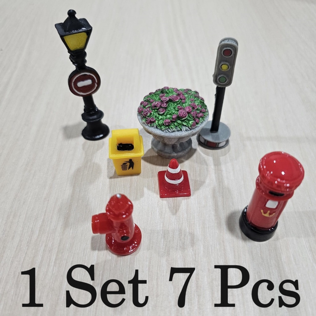 Jual Cake Topper Set Taman Kota Toper Hiasan Kue Pajangan Cake Birthday ...