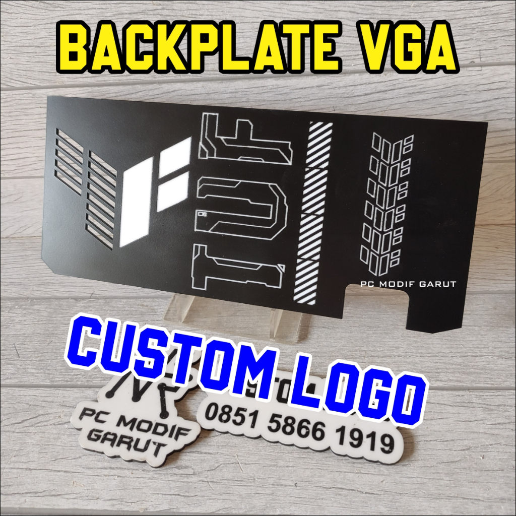 Jual Backplate vga cover custom logo custom desain tuf gaming edition ...