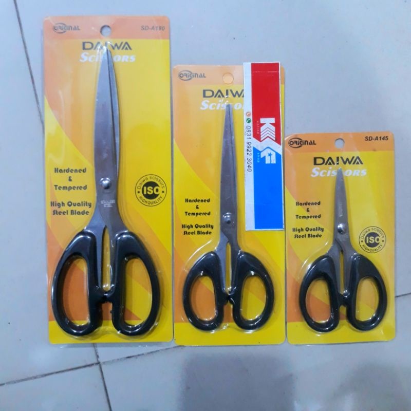Jual Gunting Kertas Besar Sedang Kecil 12 cm 16 cm 20 cm Gunting DAIWA ...