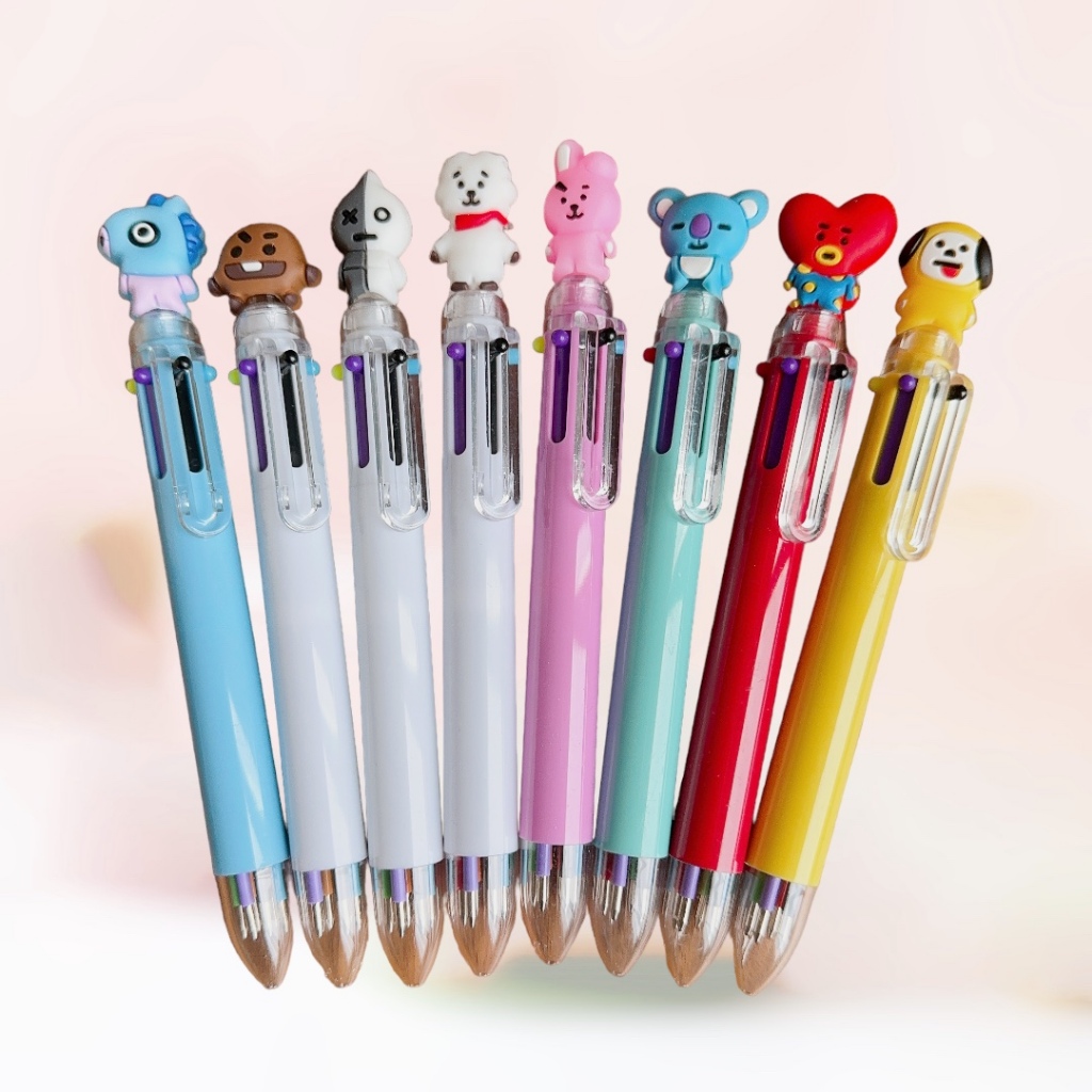 Jual Pulpen 6 Warna Pena Karakter Mekanik kepala Sanrio Pena Ballpoint ...