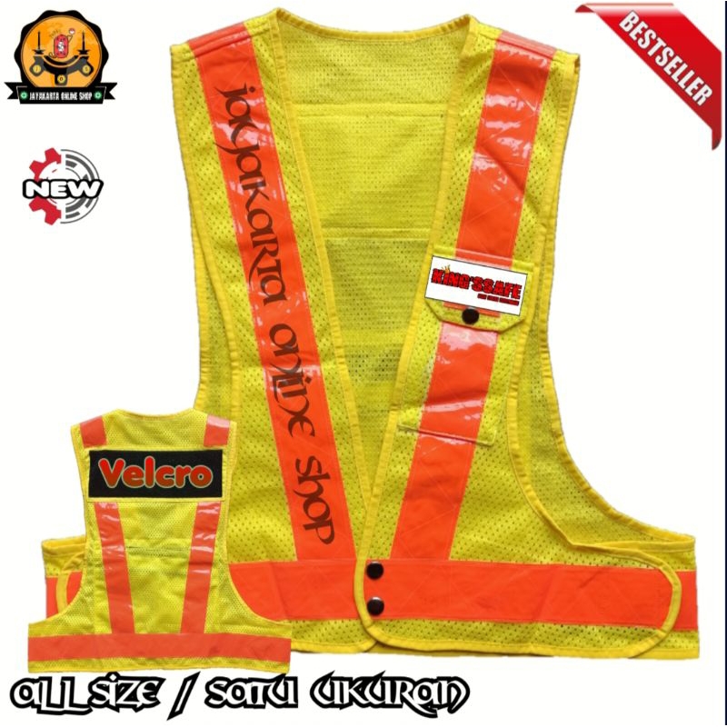 Jual ROMPI SAFETY V TERBARU DOUBLE JARING-ROMPI SAFETY CUSTOM-ROMPI ...