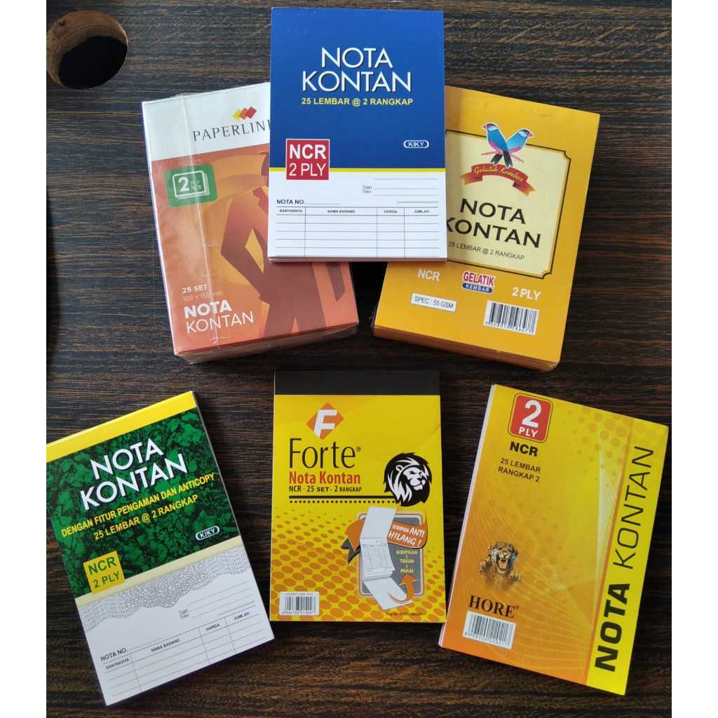 Jual NOTA KONTAN 2 PLY KECIL / NOTA TUNAI 2 RANGKAP KECIL / NOTA 2 ...