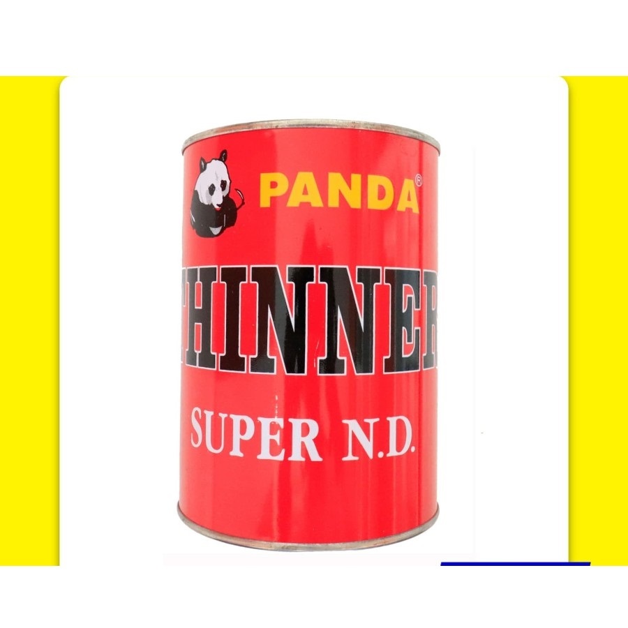 Jual Thinner Tiner Panda Super ND Pengencer Cat Kaleng 1 Liter | Shopee ...
