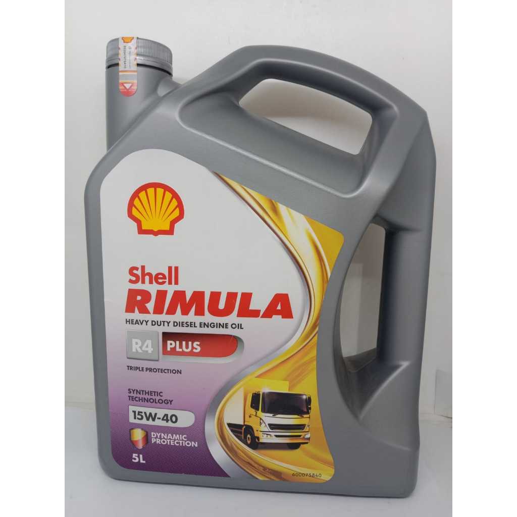 Jual Shell Rimula R4 Plus Sae 15/40 5 liter (Dijamin Asli) | Shopee ...