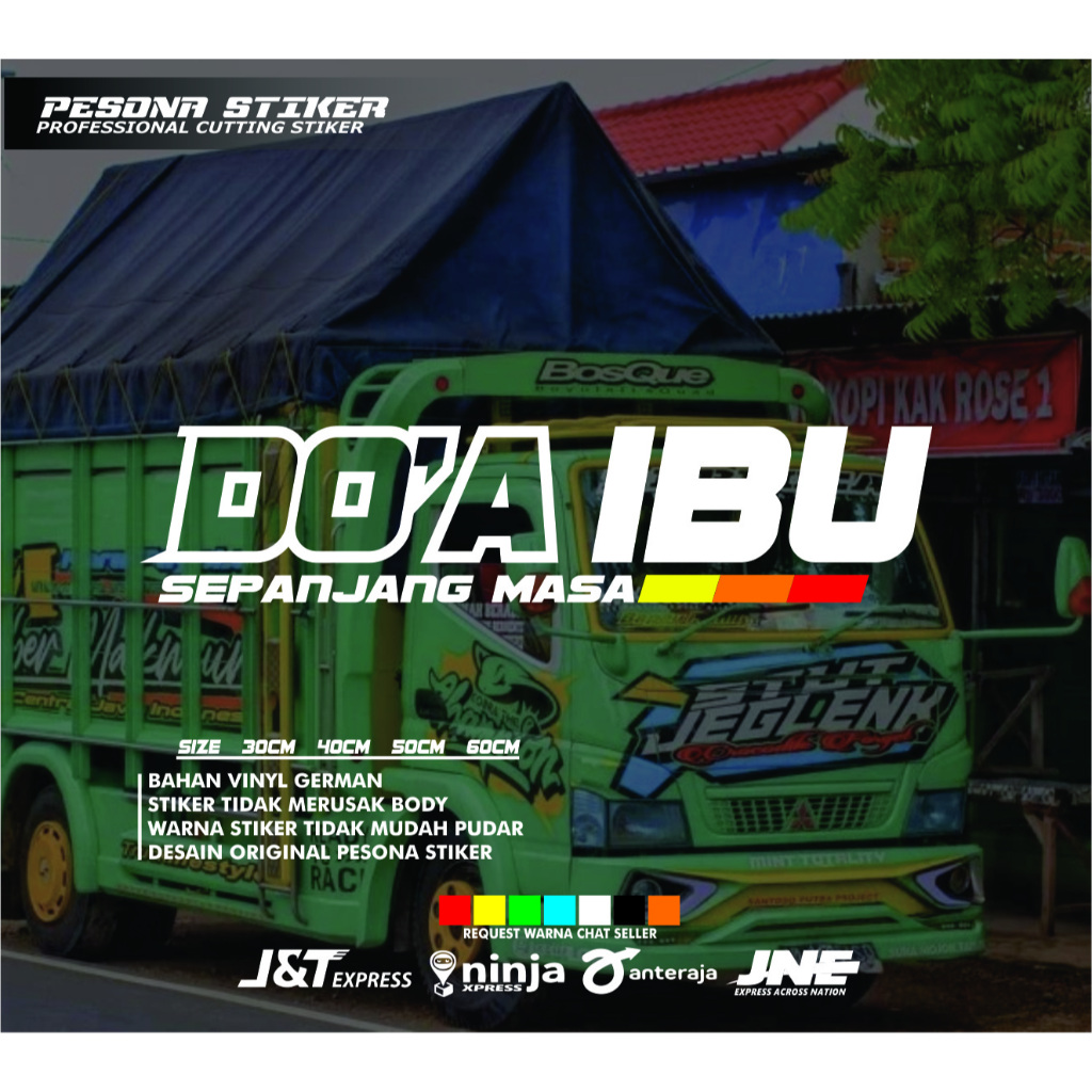 Jual promo stiker cutting DOA IBU SEPANJANG MASA stiker viral,stiker ...