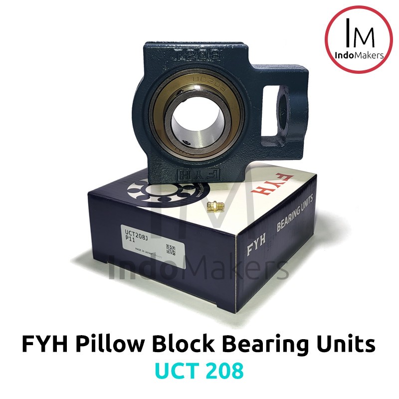 Jual Pillow Block Bearing Unit UCT 208 - As 40mm FYH Japan | Shopee ...