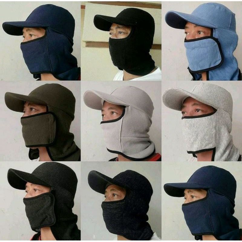 Jual OUTRED TOPI MASKER JEPANG POLOS OUTDOOR PROYEK/MEMANCING/BERKEBUN ...
