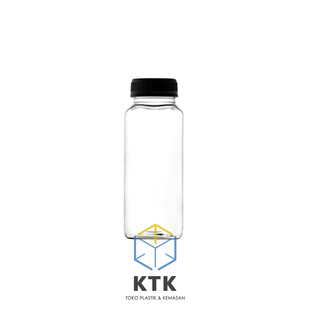 Jual Botol Plastik Juice Kick Square 250 ML [12 pcs] LN PET Jus Mamaroz ...