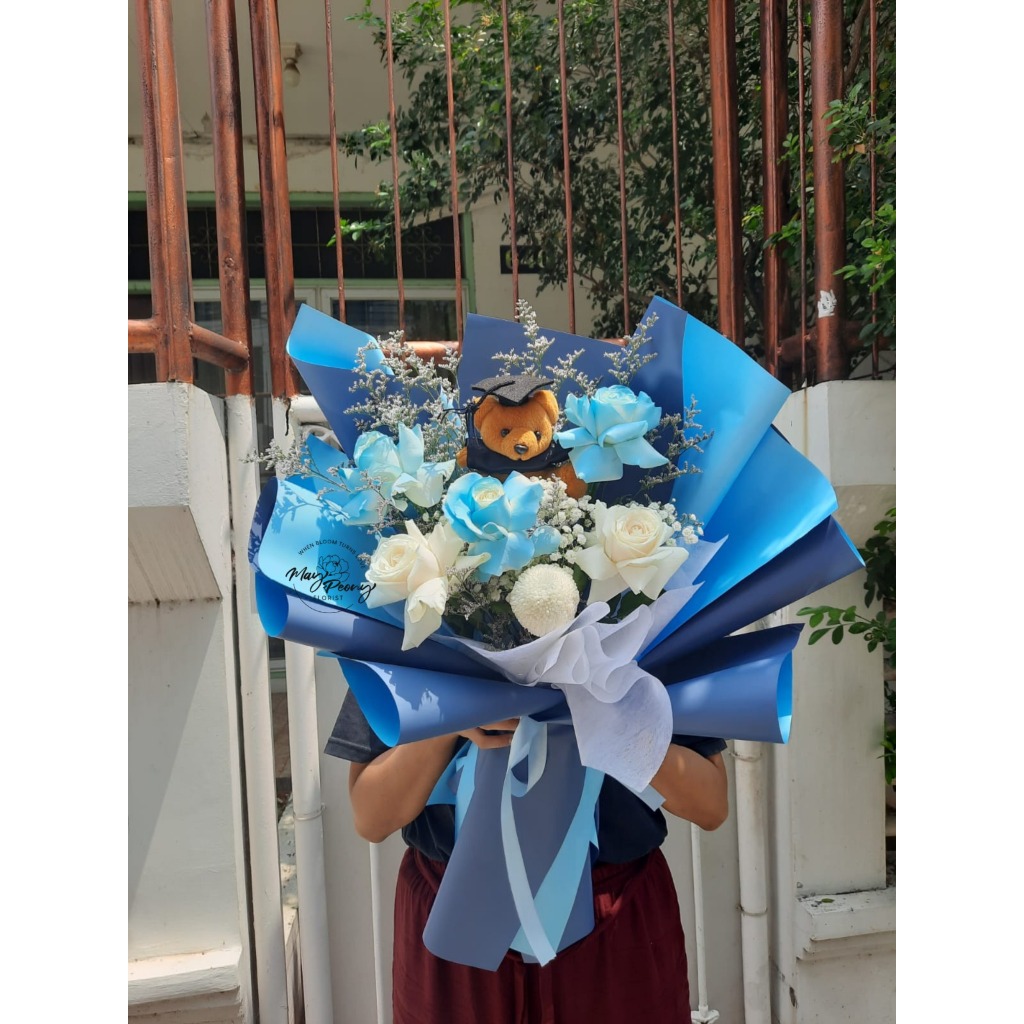 Jual FRESH FLOWER BOUQUET GRADUATION - BUKET BUNGA WISUDA BUKET WISUDA ...