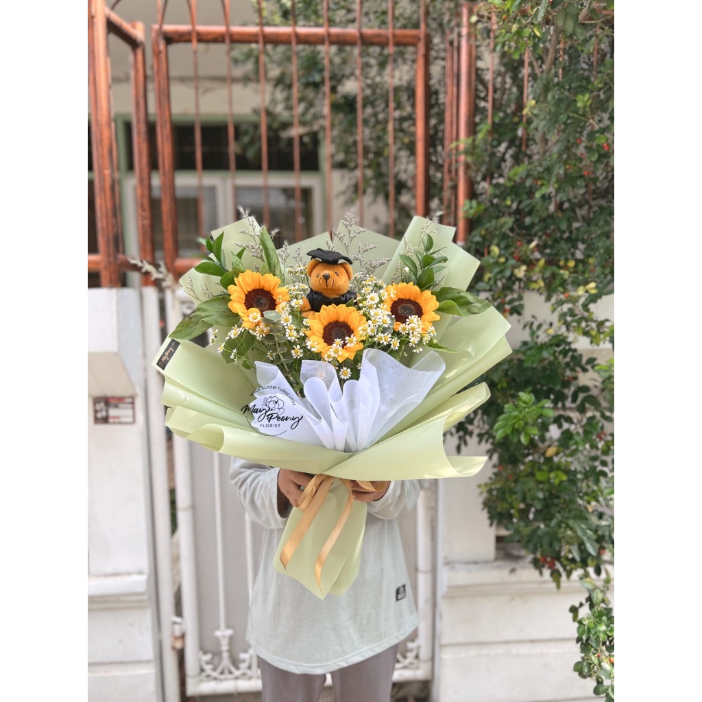 Jual FRESH FLOWER BOUQUET GRADUATION - BUKET BUNGA WISUDA BUKET WISUDA ...