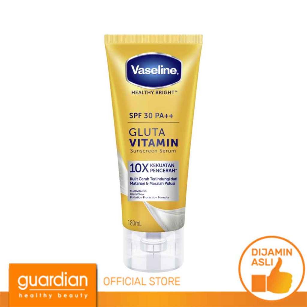 Jual Vaseline Healthy Bright SPF 30 PA++ Gluta-Vitamin Sunscreen Serum ...