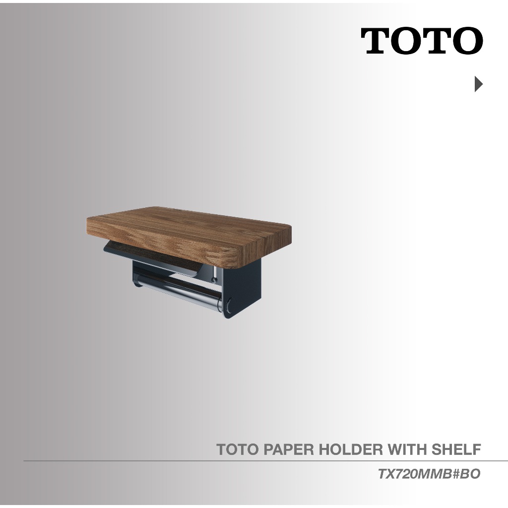 Jual TOTO Paper Holder With Shelf TX720MMB | Shopee Indonesia