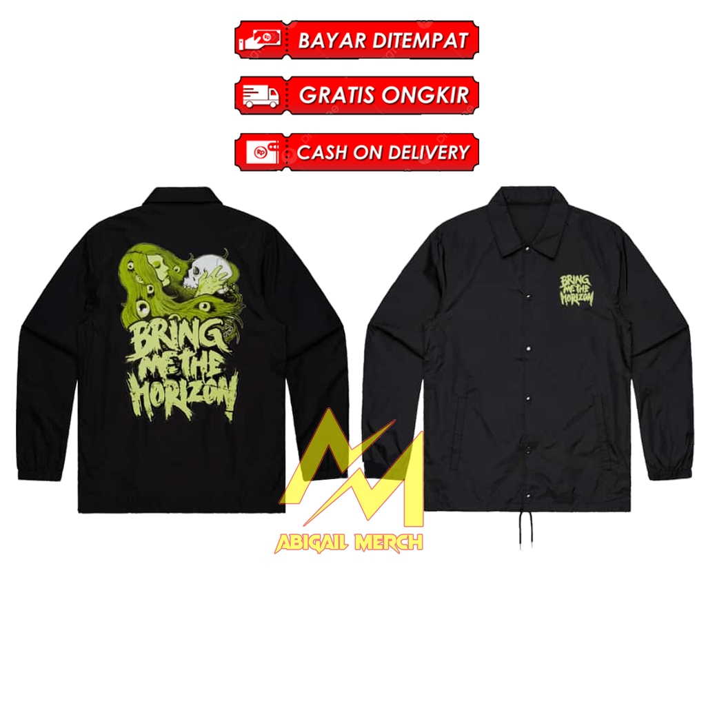 Jual JAKET PRIA DEWASA JAKET COACH JAKET DISTRO LOGO BRING ME THE ...