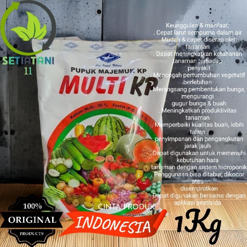 Jual Pupuk Majemuk Multi KP Cap Kapal Terbang Isi 1Kg | Shopee Indonesia