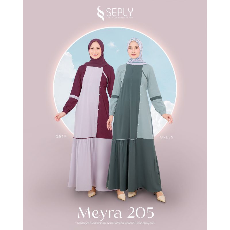 Jual Gamis Meyra 205 by Seply Official / Gamis Meyra by Seply / Gamis ...