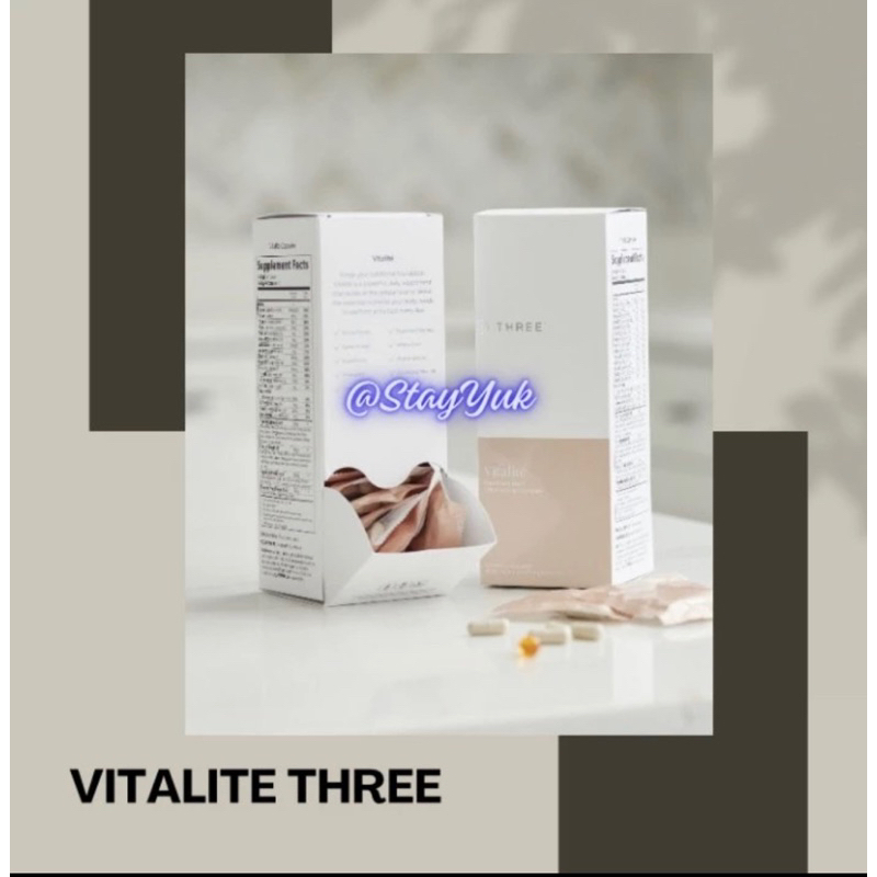 Jual Vitalite Three III Suplement Vitamin Multivitamin Ready Stock ...