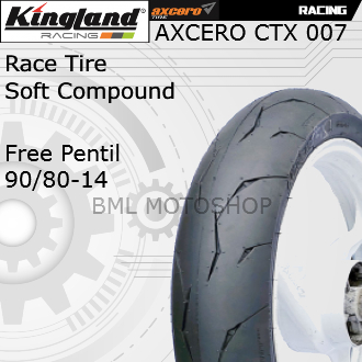 Jual Ban Matic Tubeless Kingland 90/80-14 CTX 007 Ban Racing Compound ...