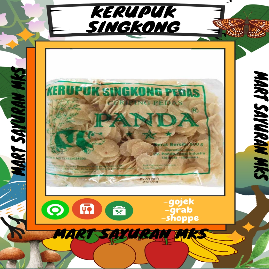Jual Kerupuk Singkong Panda pedas | Shopee Indonesia