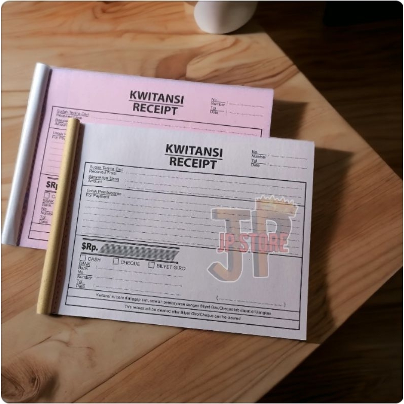 Jual KWITANSI BESAR | RECEIPT TANDA TERIMA 1/2 FOLIO 2 RANGKAP 2 PLY ...
