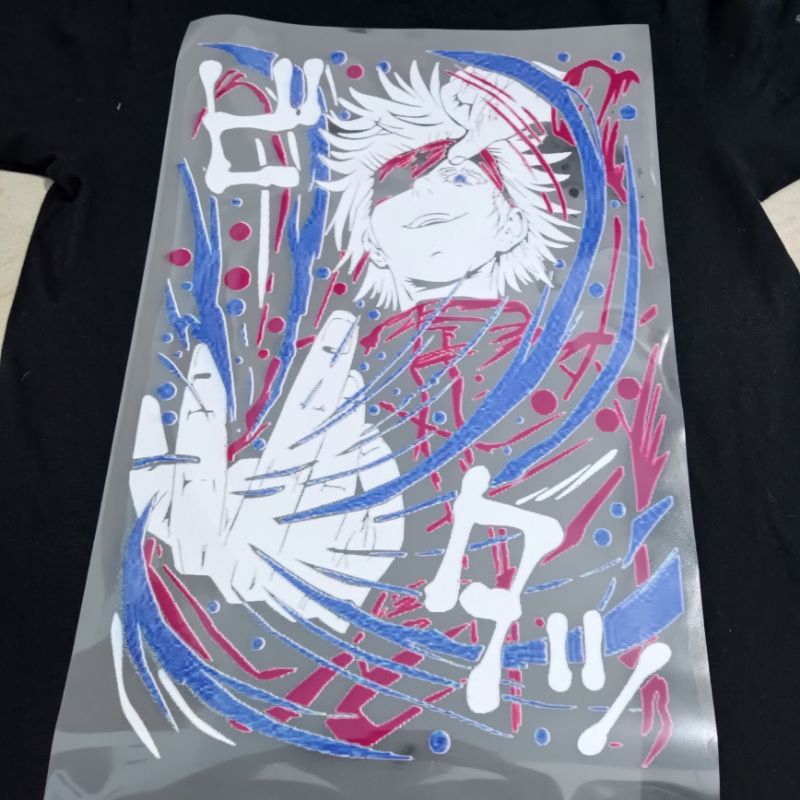 Jual SABLON DTF ANIME GOJO SATORU SABLON RASTER DTF | Shopee Indonesia