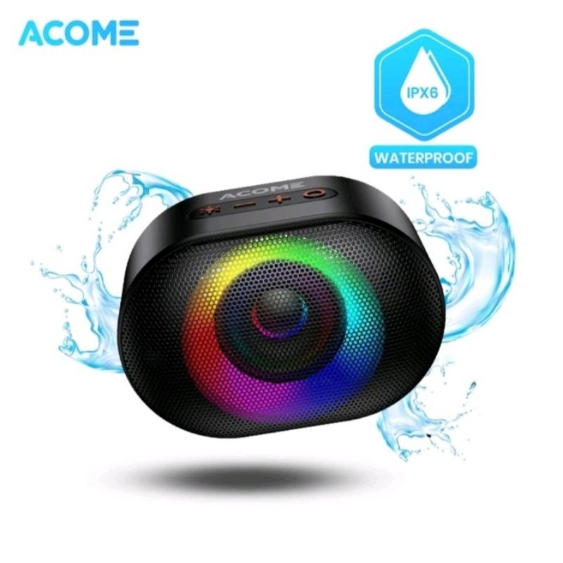 Jual Acome A10 Bluetooth Speaker 10W HiFi Ultra Bass RGB Light Party ...