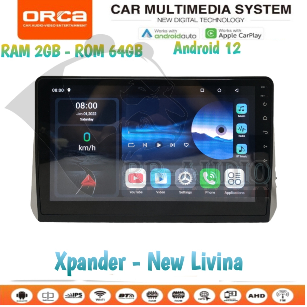 Jual Head Unit Android Orca Eco Auto Series For Xpander - New Livina 10 ...