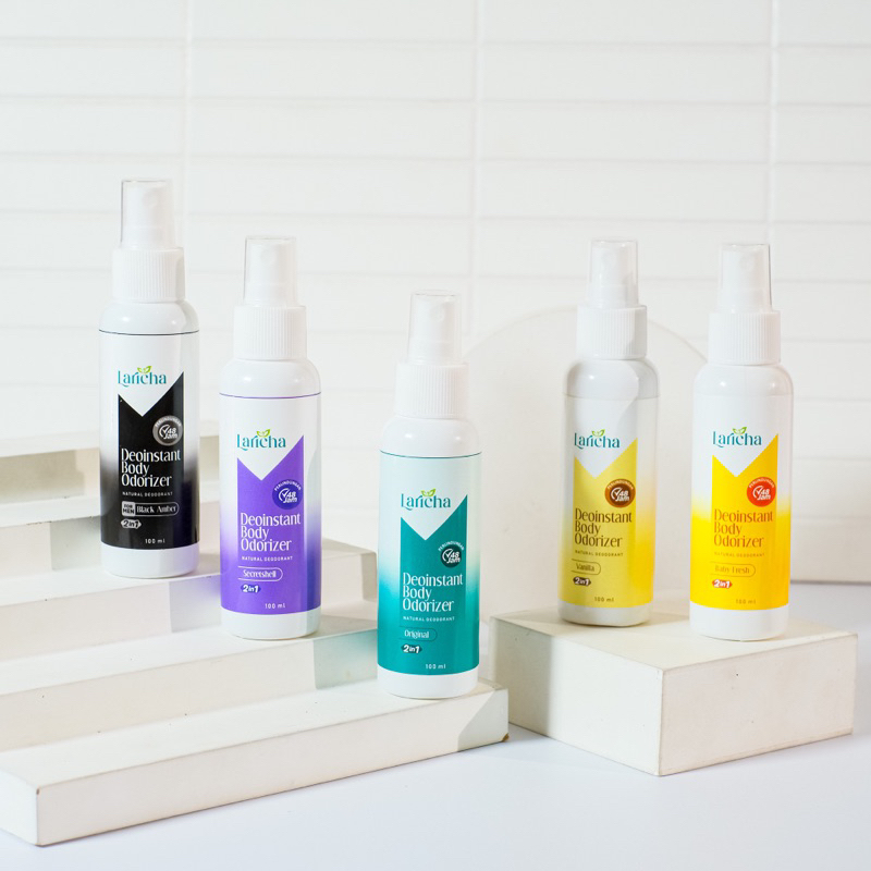 Jual Laricha 2in1 Deoinstant Natural Deodorant Spray Non Alcohol ...
