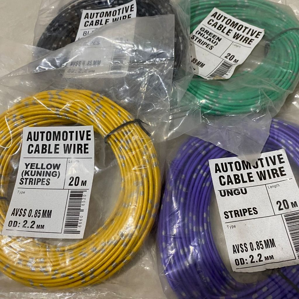 Jual AUTOMOTIVE Kabel Seri Bintik Serabut Tembaga Audio Roll Otomotif ...