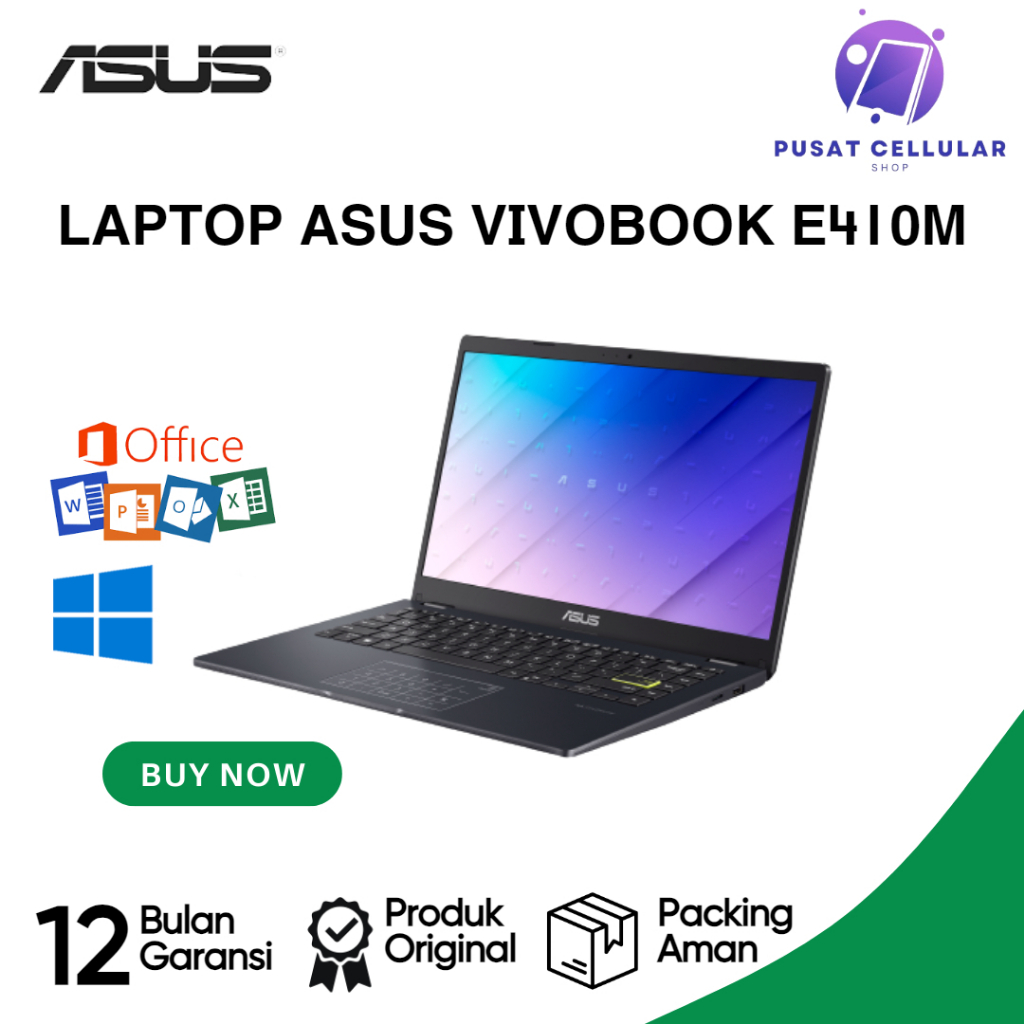 Jual LAPTOP Asus VivoBook E410M Intel Celeron N4020 - SLIM FAST BOOT ...