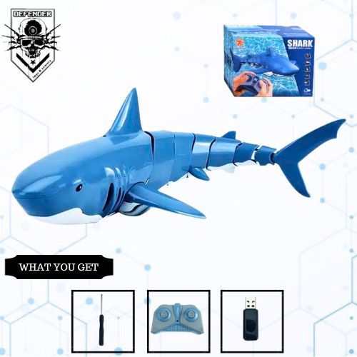Jual Mainan Anak RC Ikan Hiu Bisa Berenang Remote Control Elektrik ...
