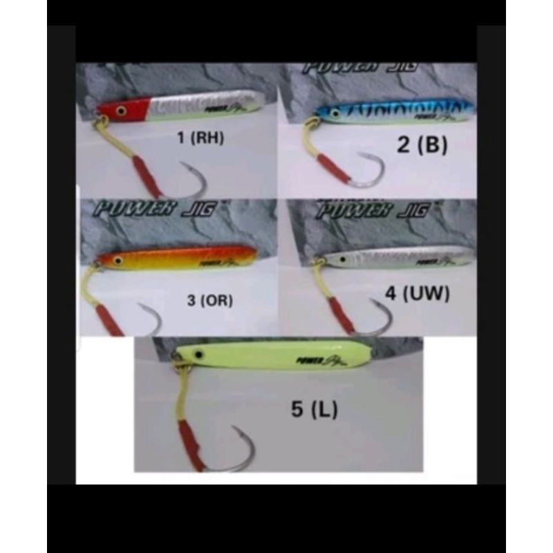 Jual metal jig captain power jig 150 gram lure jig laut | Shopee Indonesia