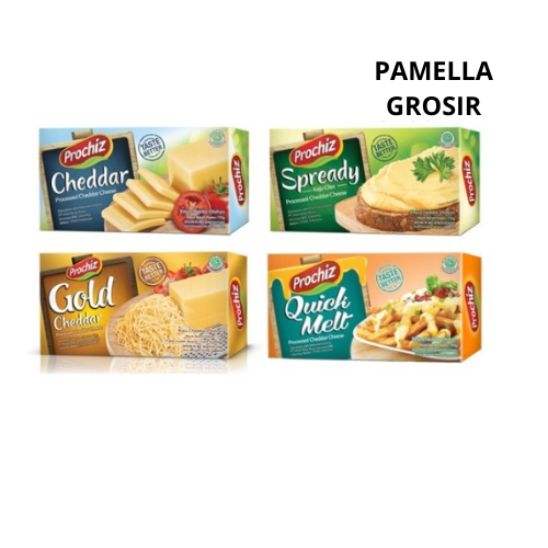 Jual PROCHIZ QUICK MELT CHEDDAR SLICE SPREADY 160GR TERMURAH MOZARELLA ...