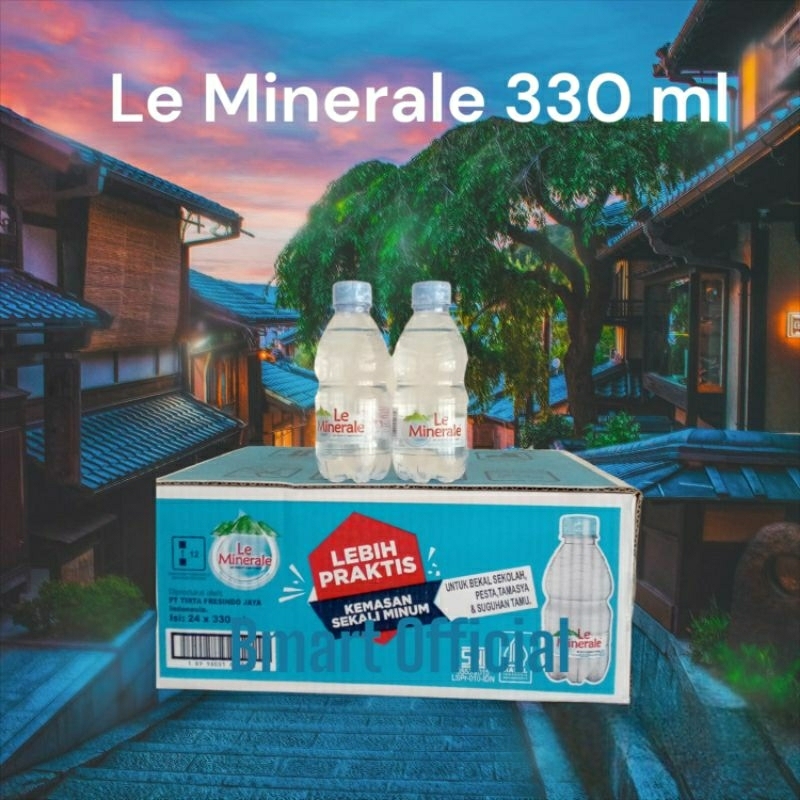 Jual LE MINERALE 330 ML ( 1 DUS ISI 24 BTL) | Shopee Indonesia