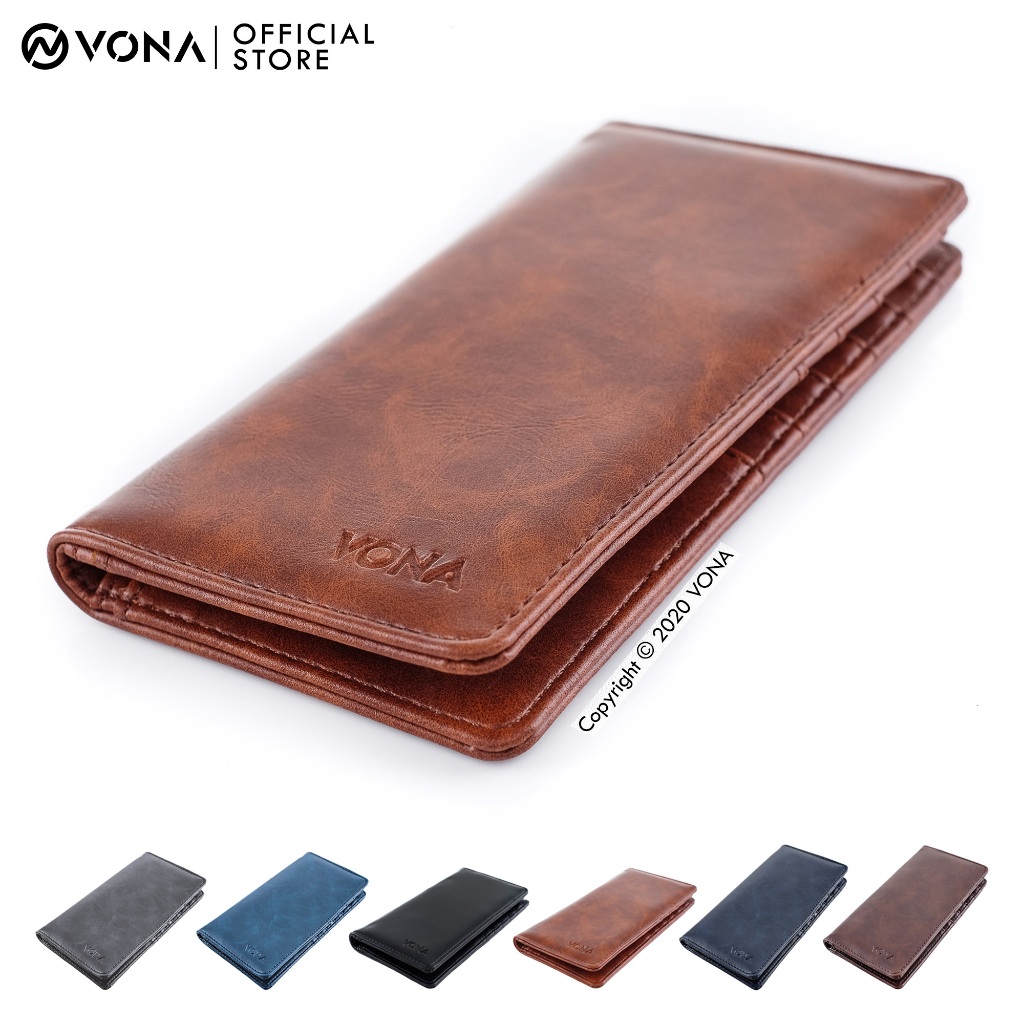 Jual VONA Hunter Long Wallet - Dompet Panjang Pria Wanita Kulit PU ...