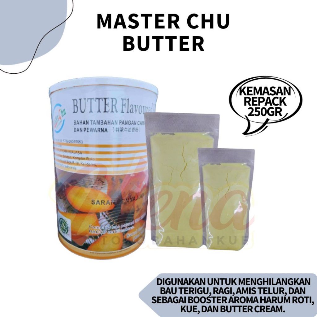 Jual Master Chu Butter Flavoured / Perisa Bubuk Aroma Butter REPACK ...