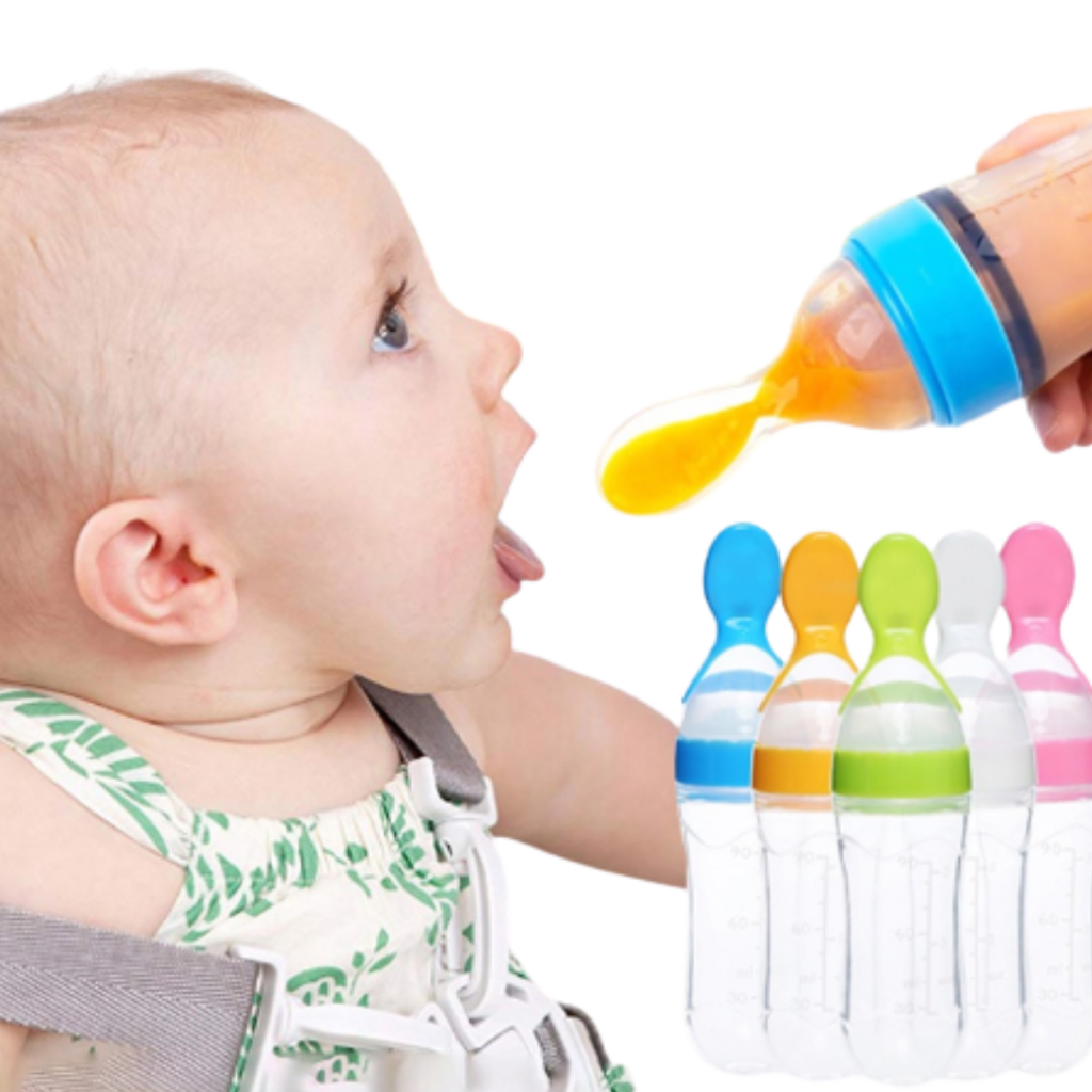 Jual BOTOL SENDOK MAKAN BAYI Dot Silikon Mpasi Food Grade | Shopee ...