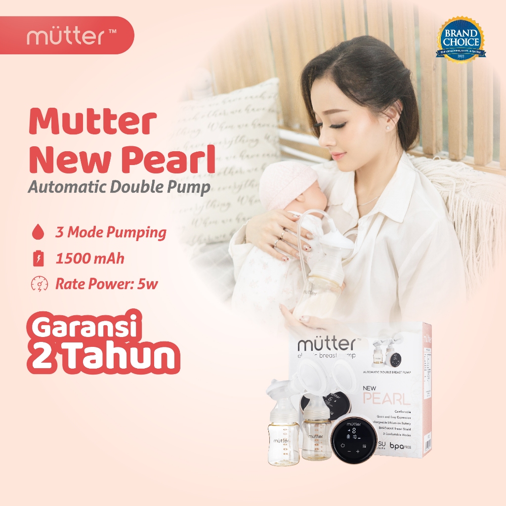 Jual MUTTER NEW PEARL Pompa ASI Elektrik Double Breast Pump | Shopee ...